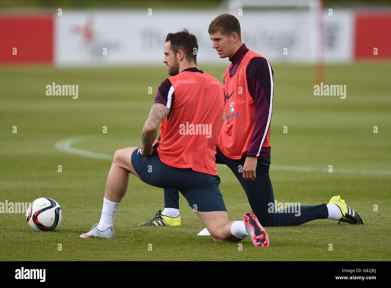 Englands john during training session at st georges park hi-res stock ...