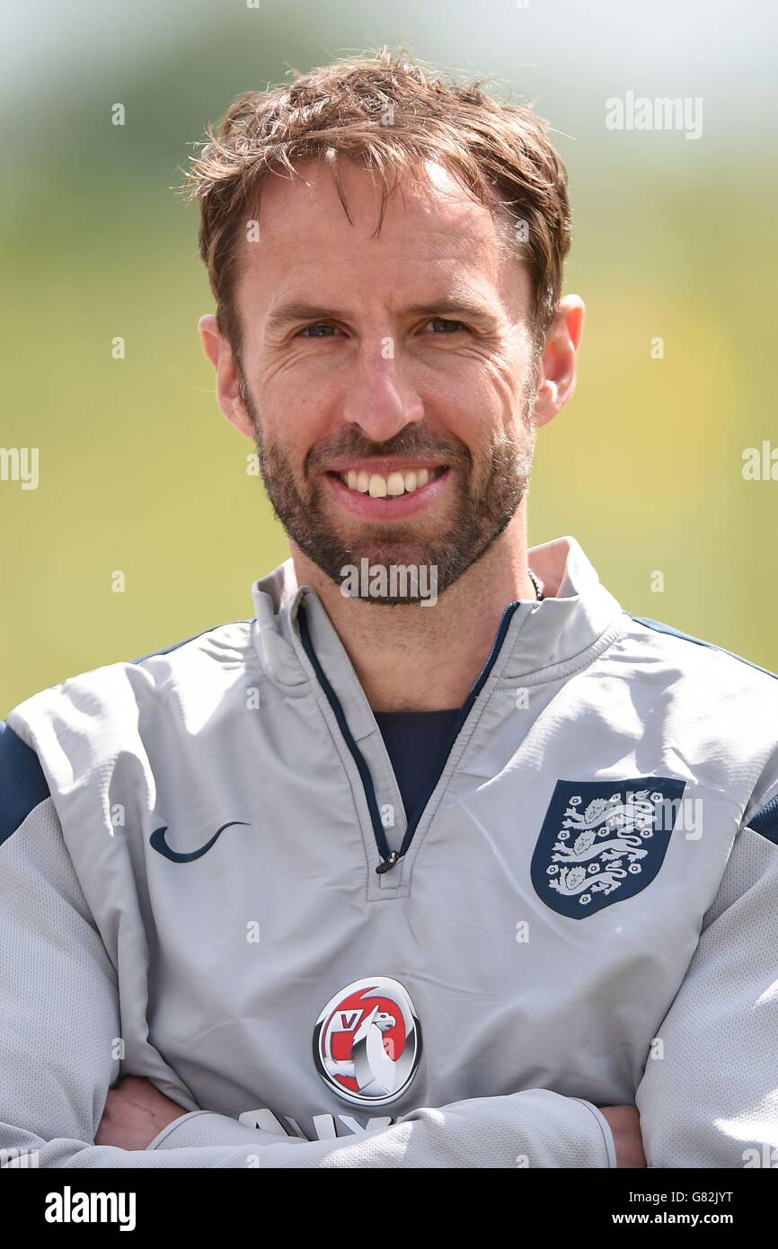 Manager southgate during training session at st georges park hi-res ...
