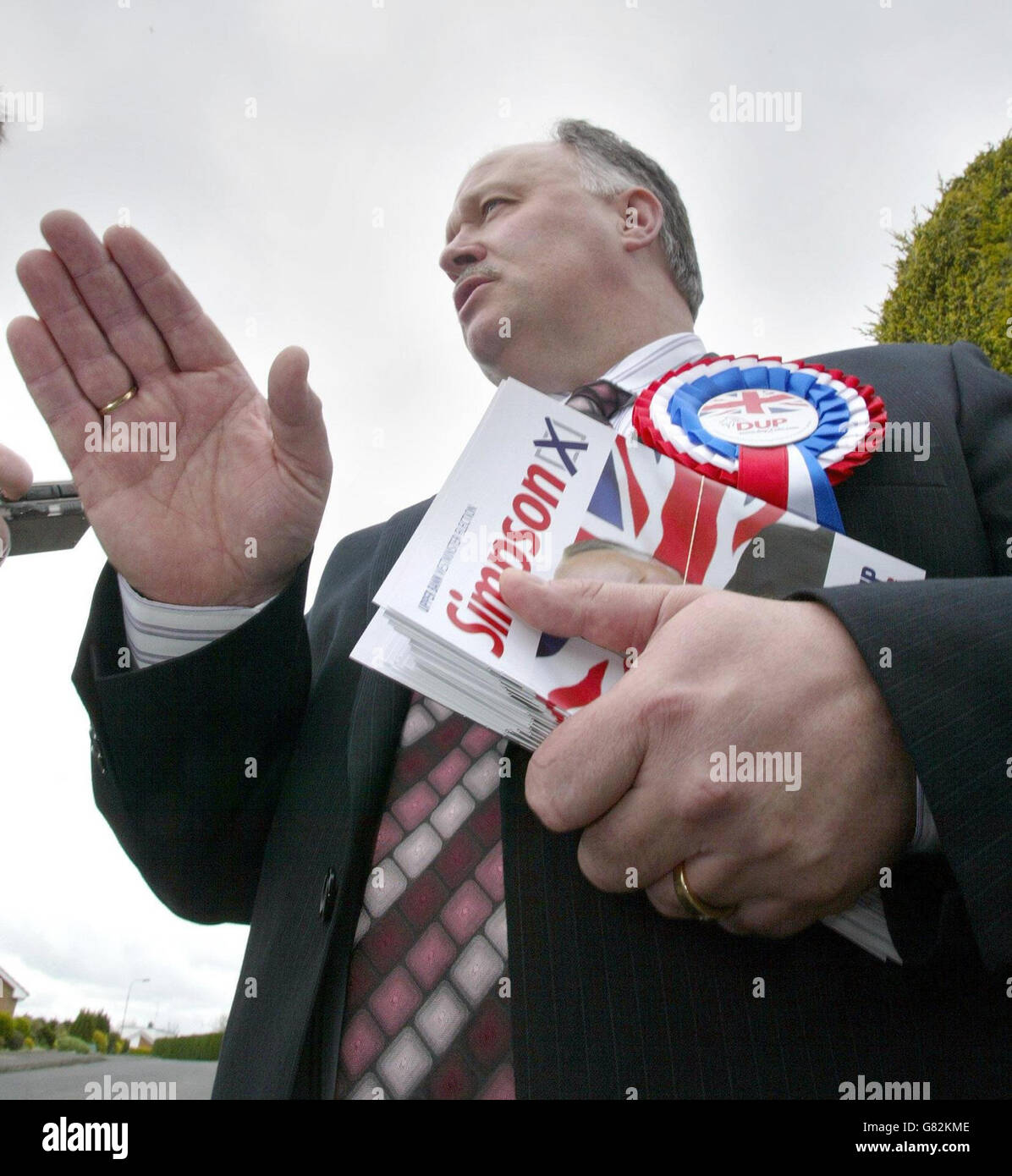 General Election Campaign 2005 - Banbridge Stock Photo - Alamy
