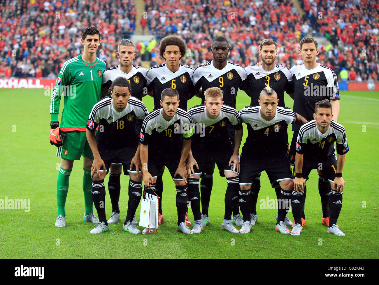 Belgium team group l r back row hi-res stock photography and images - Alamy
