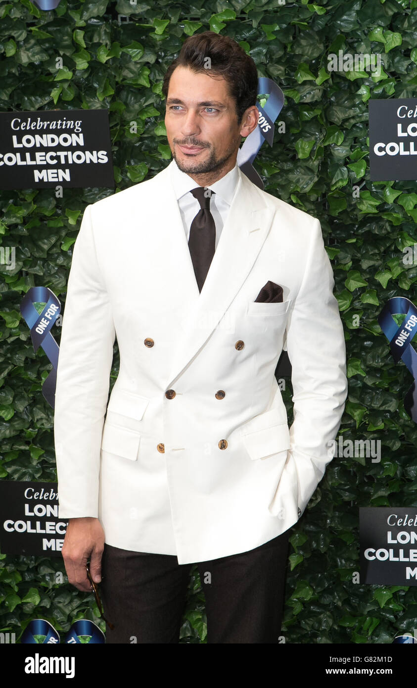 David Gandy arrives at the Samuel L Jackson and One For The Boys ...