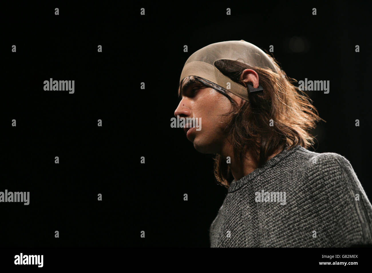 A model wears a Rory Parnell-Mooney design on the catwalk at the MAN ...