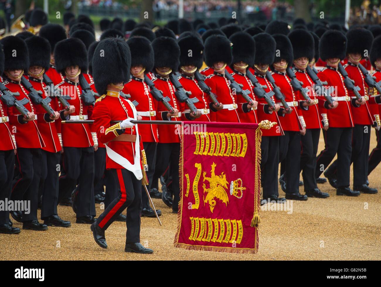 Trooping the Colour parade Stock Photo - Alamy