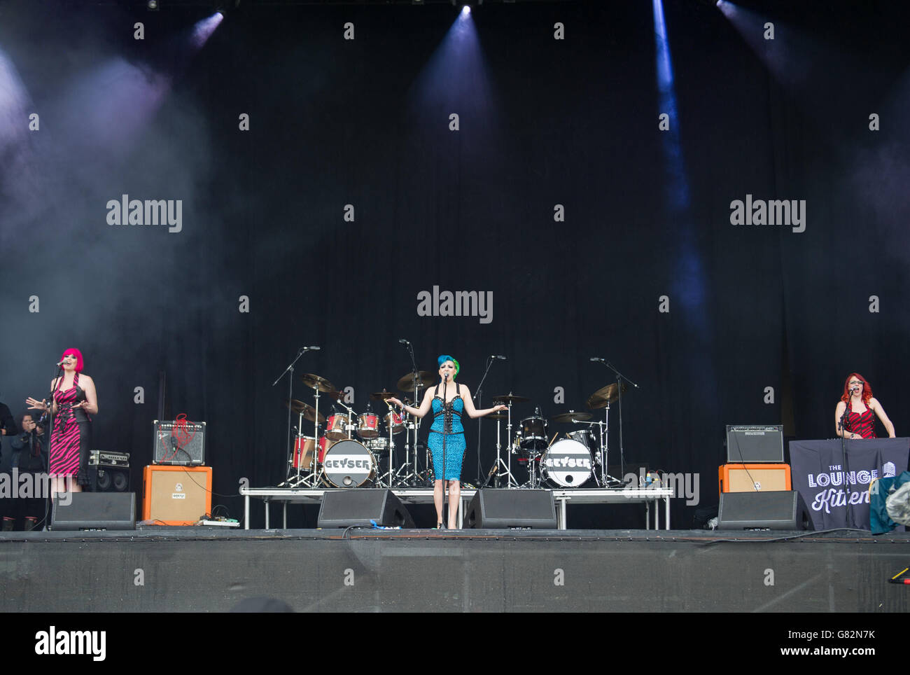 The Lounge Kittens live on stage on day 2 of Download festival on June ...