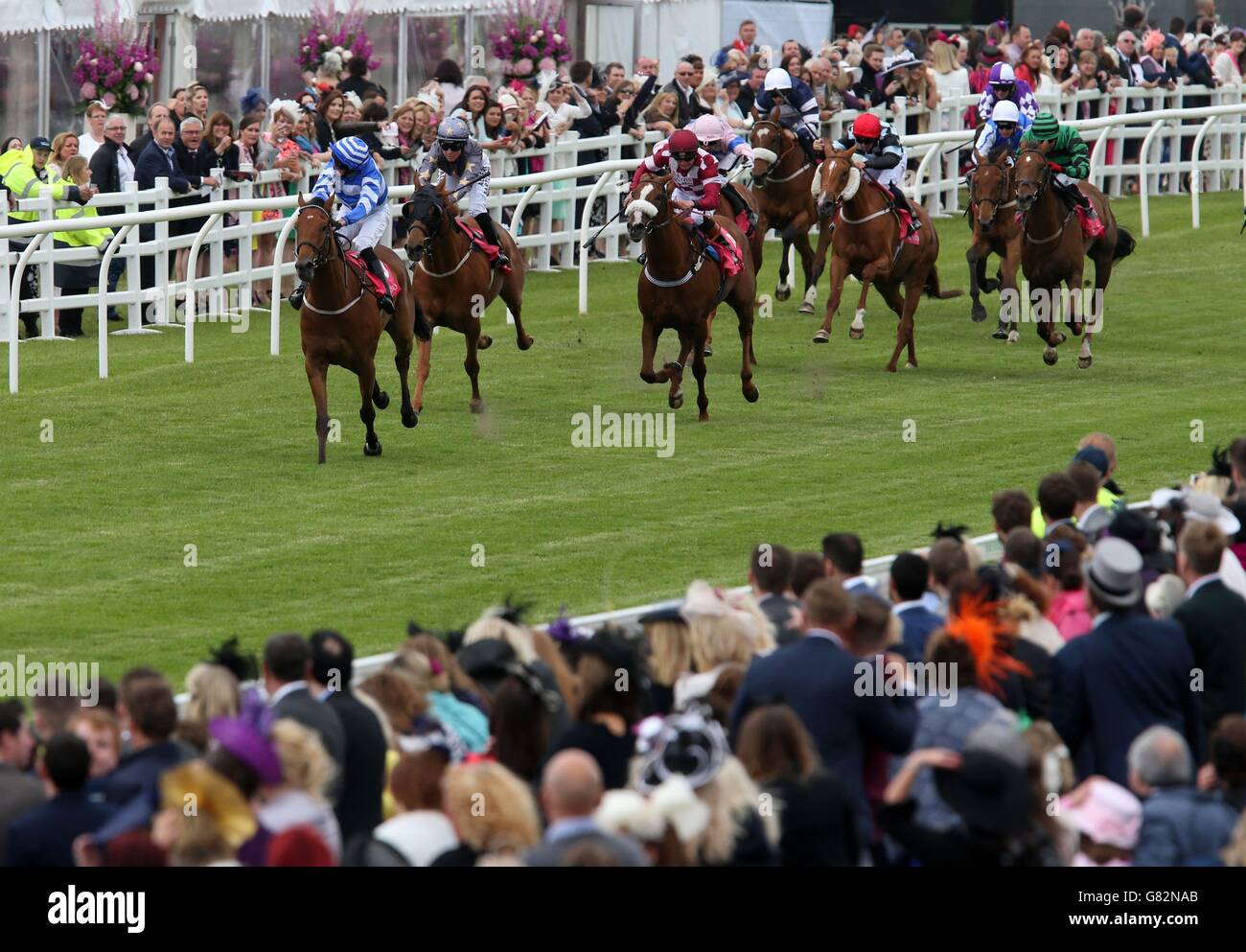 Duran Fentiman on Aldreth on his way to winning the Stobo Castle Ladies ...