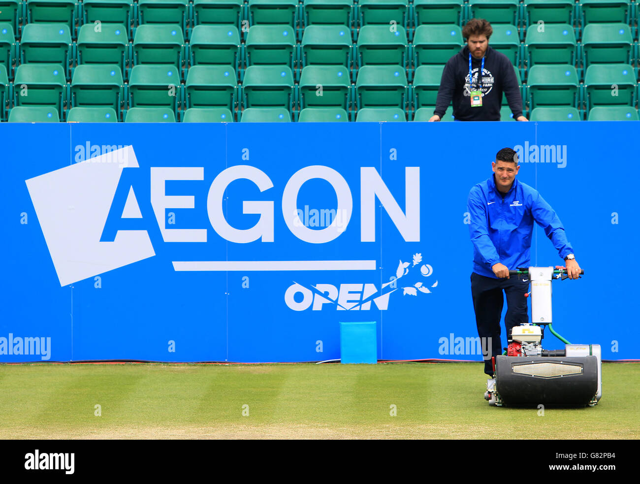 Tennis branding signage hi-res stock photography and images - Alamy