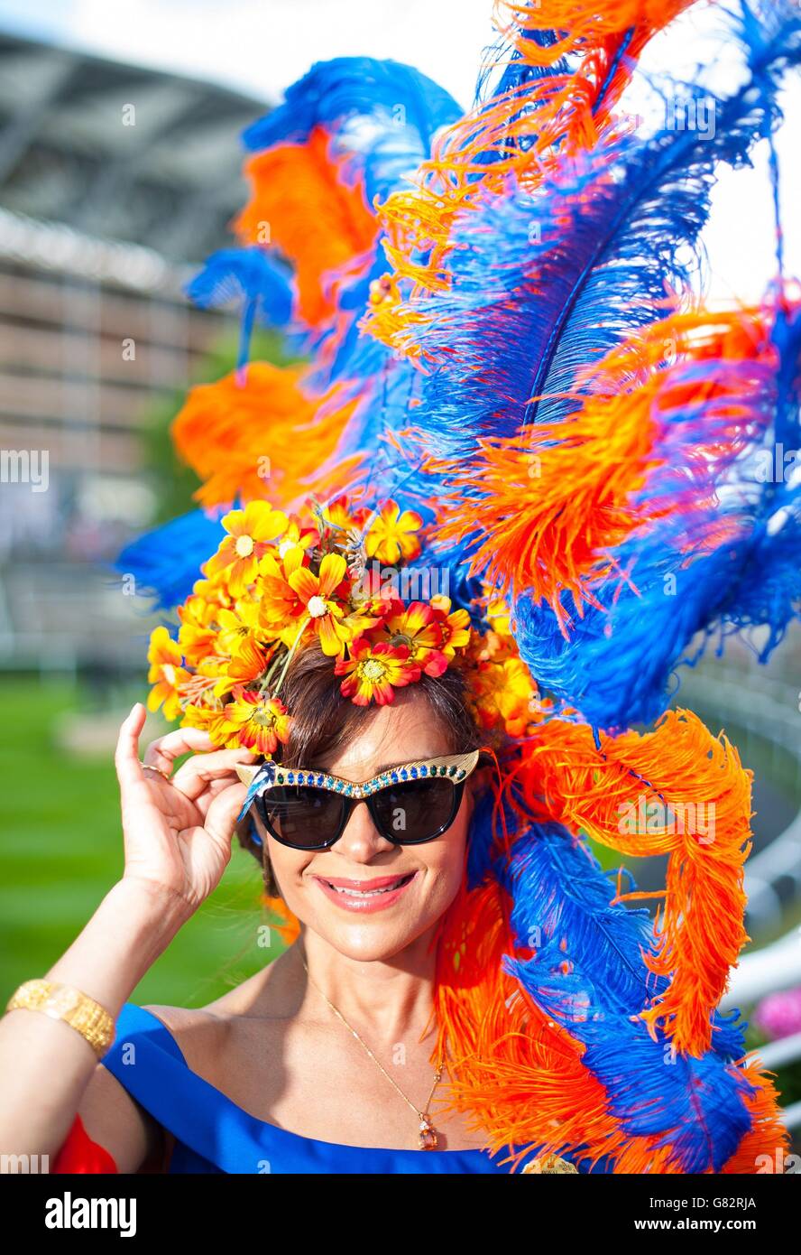 Racegoer Ines Hernandez Tallaj during day one of the 2015 Royal Ascot ...