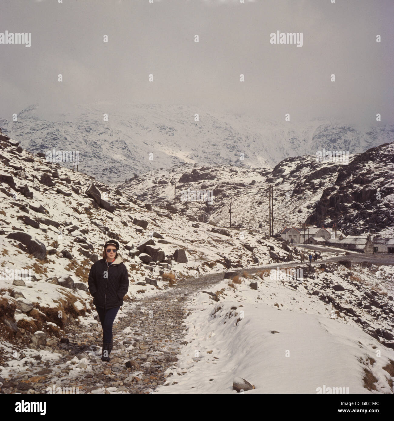 Trudging through snow hi-res stock photography and images - Alamy