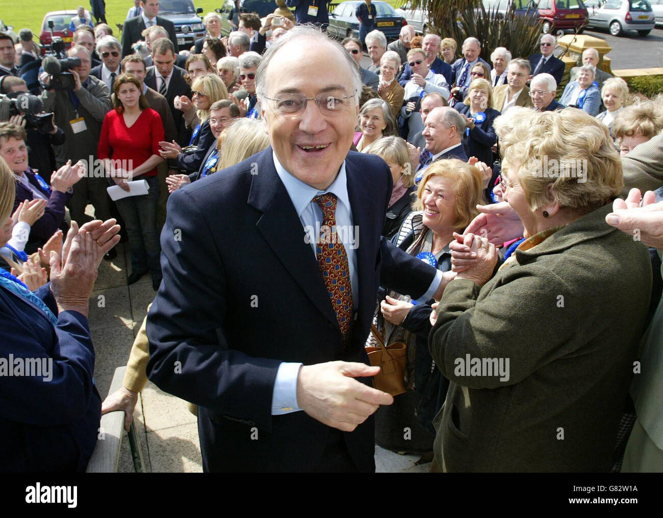 Leader Michael Howard delivers a speech in his Folkestone and Hythe ...