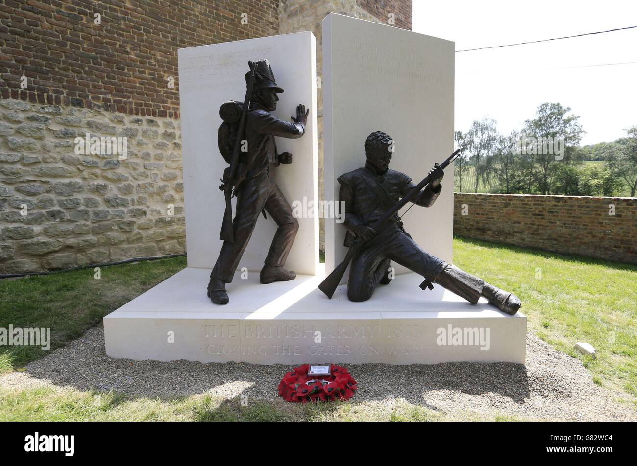 The Waterloo Memorial which was unveiled during a ceremony held at ...