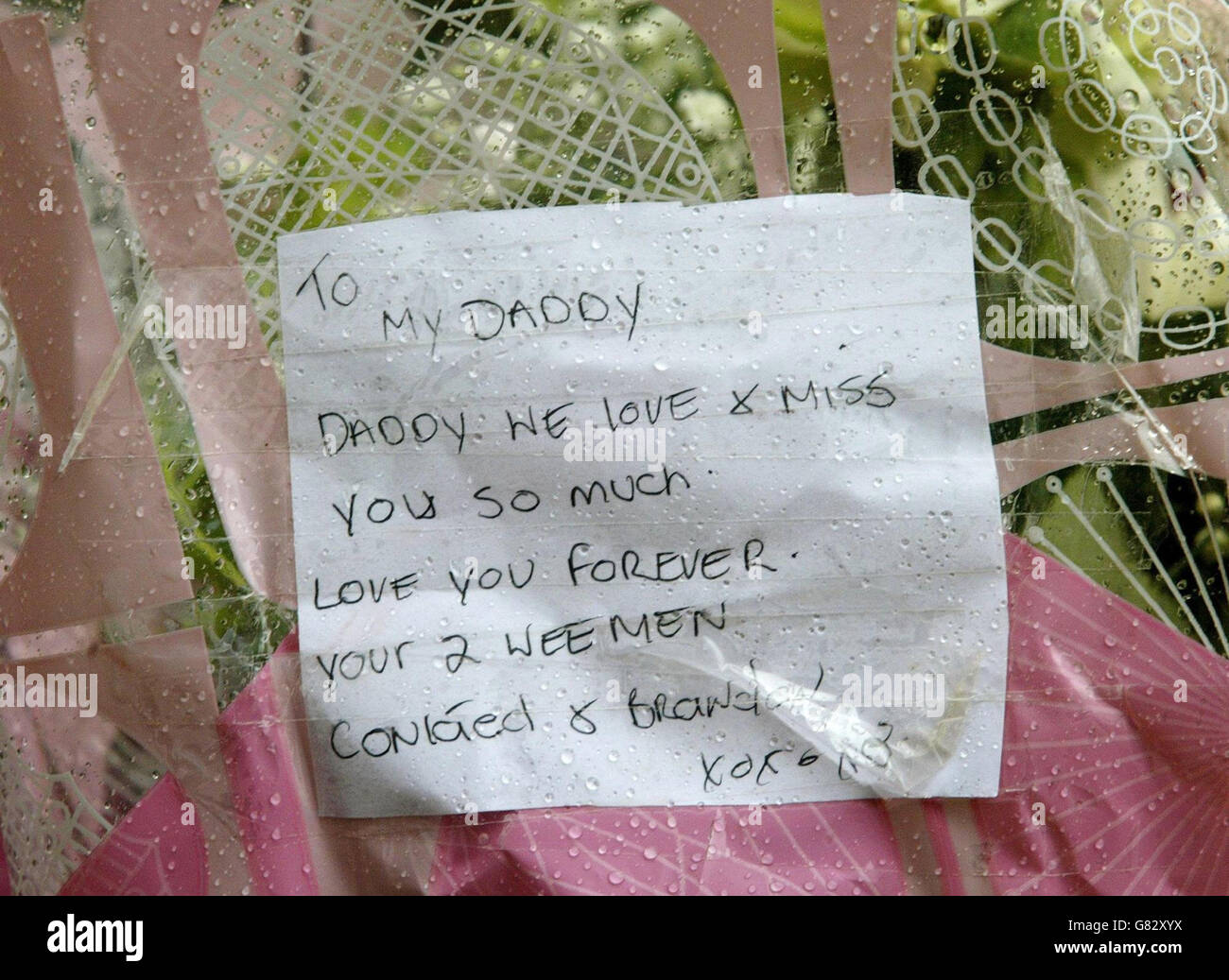 Robert McCartney Murder Stock Photo - Alamy