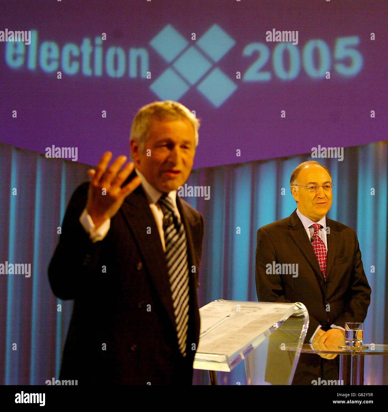 General Election Campaign 2005 - ITV Studios Stock Photo - Alamy