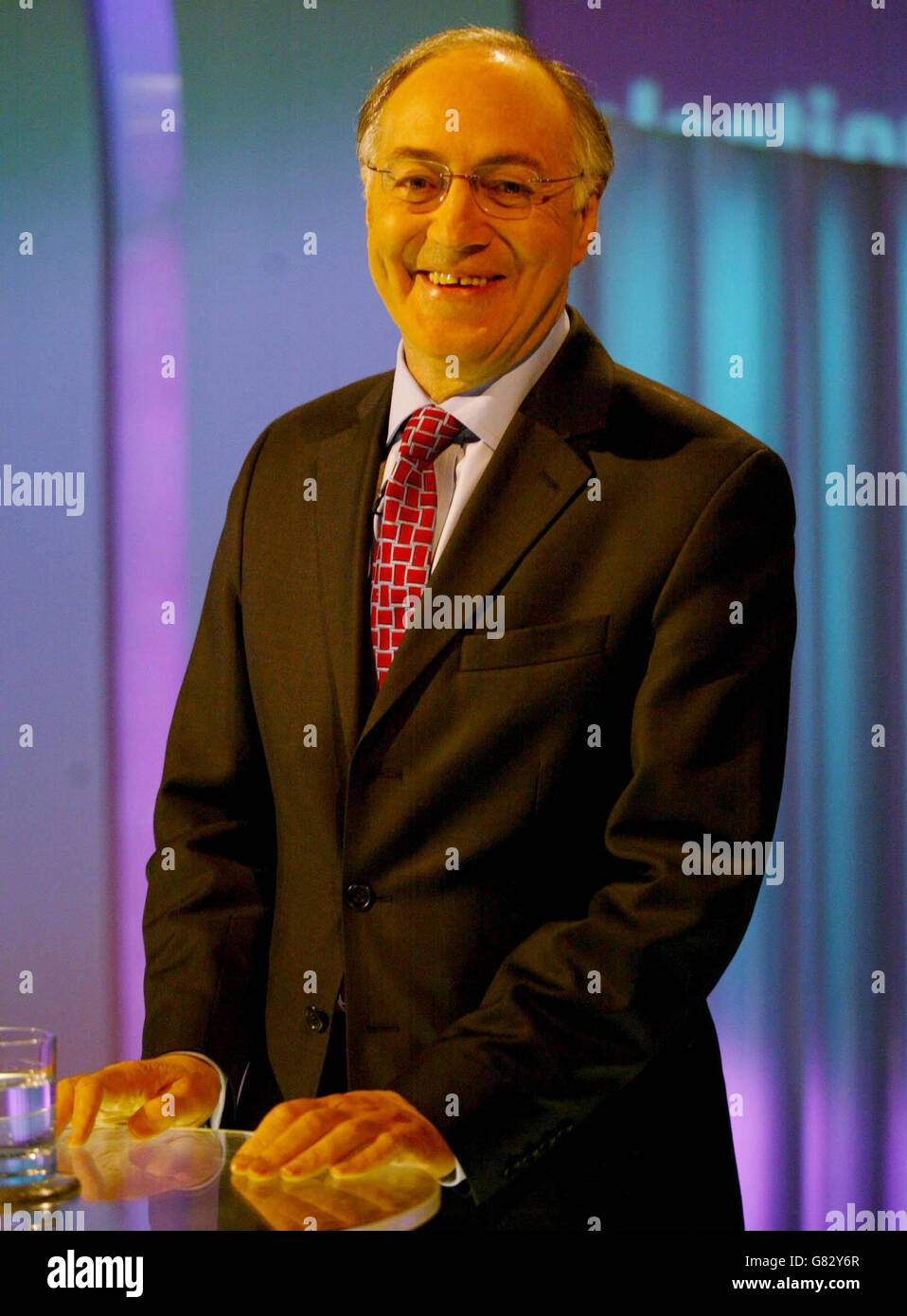 Conservative leader michael howard during the filming of election 2005 ...