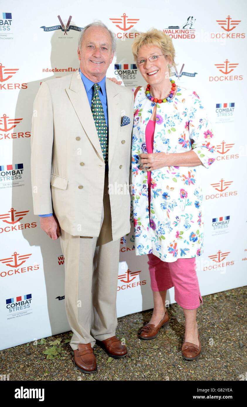 Neil and Christine Hamilton attend the Dockers Flannels for Heroes ...