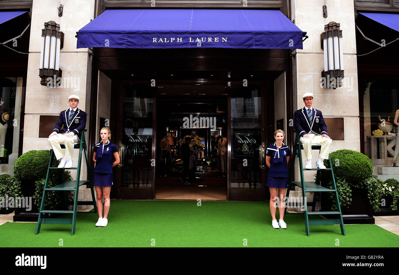 Ralph Lauren Wimbledon Window Displays - London Stock Photo: 108245182 ...