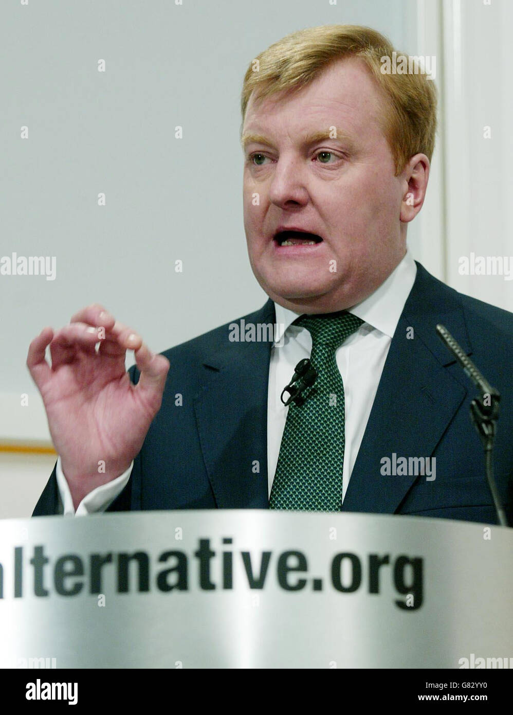 Liberal Democrat leader Charles Kennedy Stock Photo - Alamy