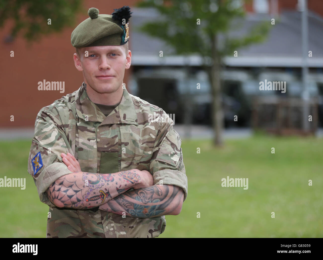 Rifleman Private Hayden Sanderson from 1 Scots, The Royal Scots ...