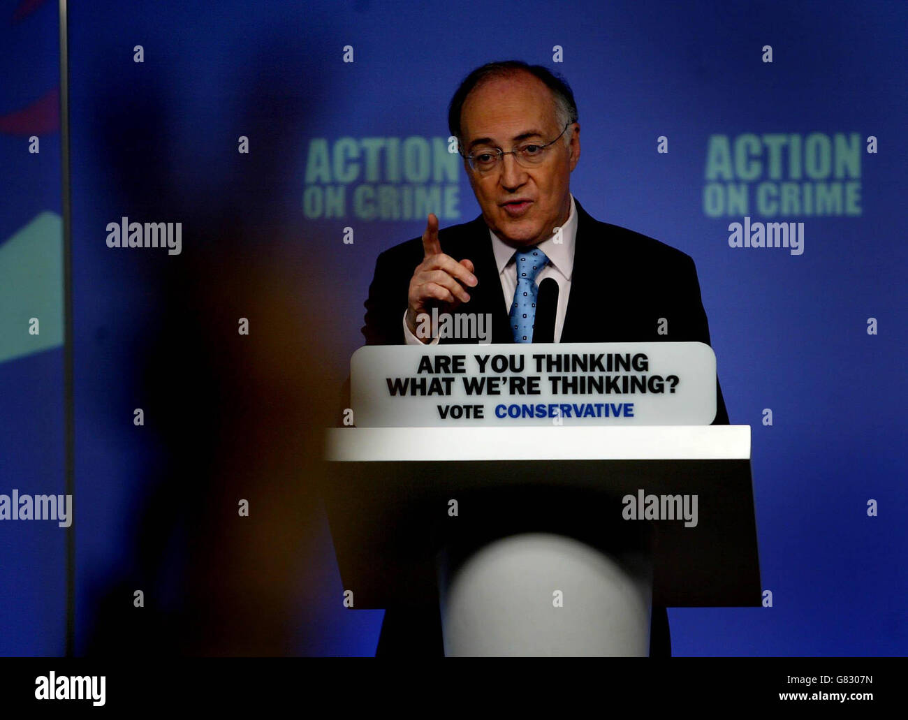 Conservative leader Michael Howard Stock Photo - Alamy