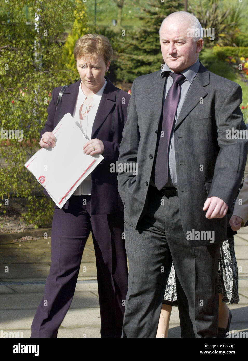 Rosemary Nelson Public Inquiry - Craigavon civic centre Stock Photo - Alamy