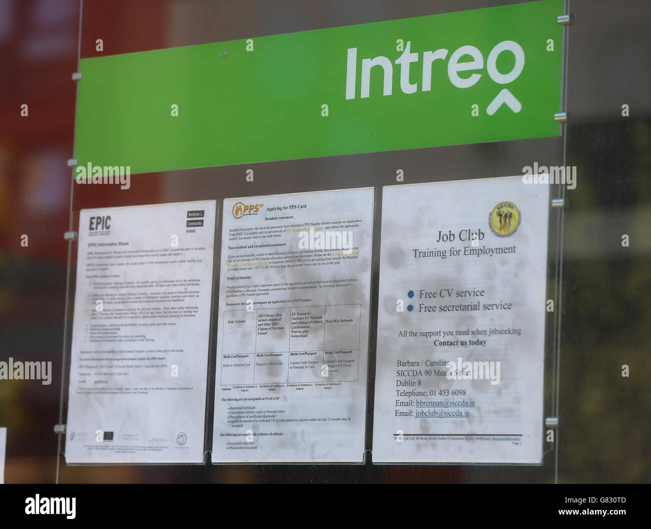 Intreo job Centre stock Stock Photo - Alamy