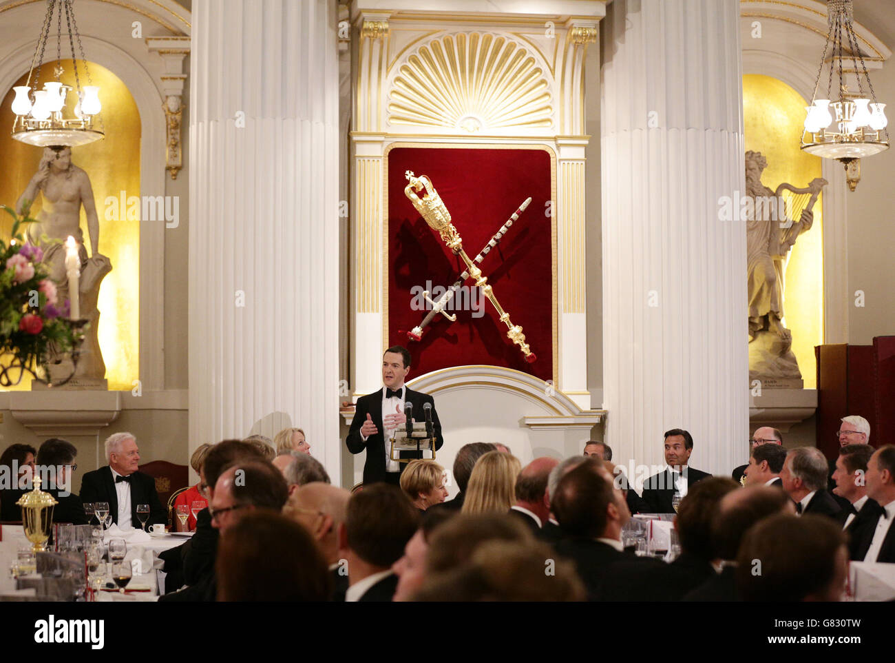 Speech lord mayors dinner hi-res stock photography and images - Alamy