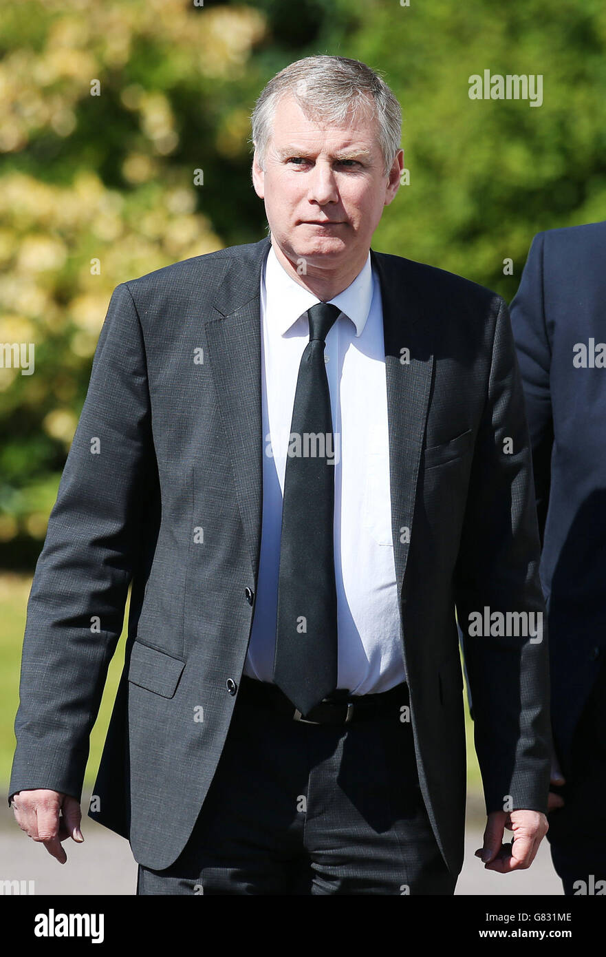 Lord Nicol Stephen arrives at St John the Evangelist church near Fort ...