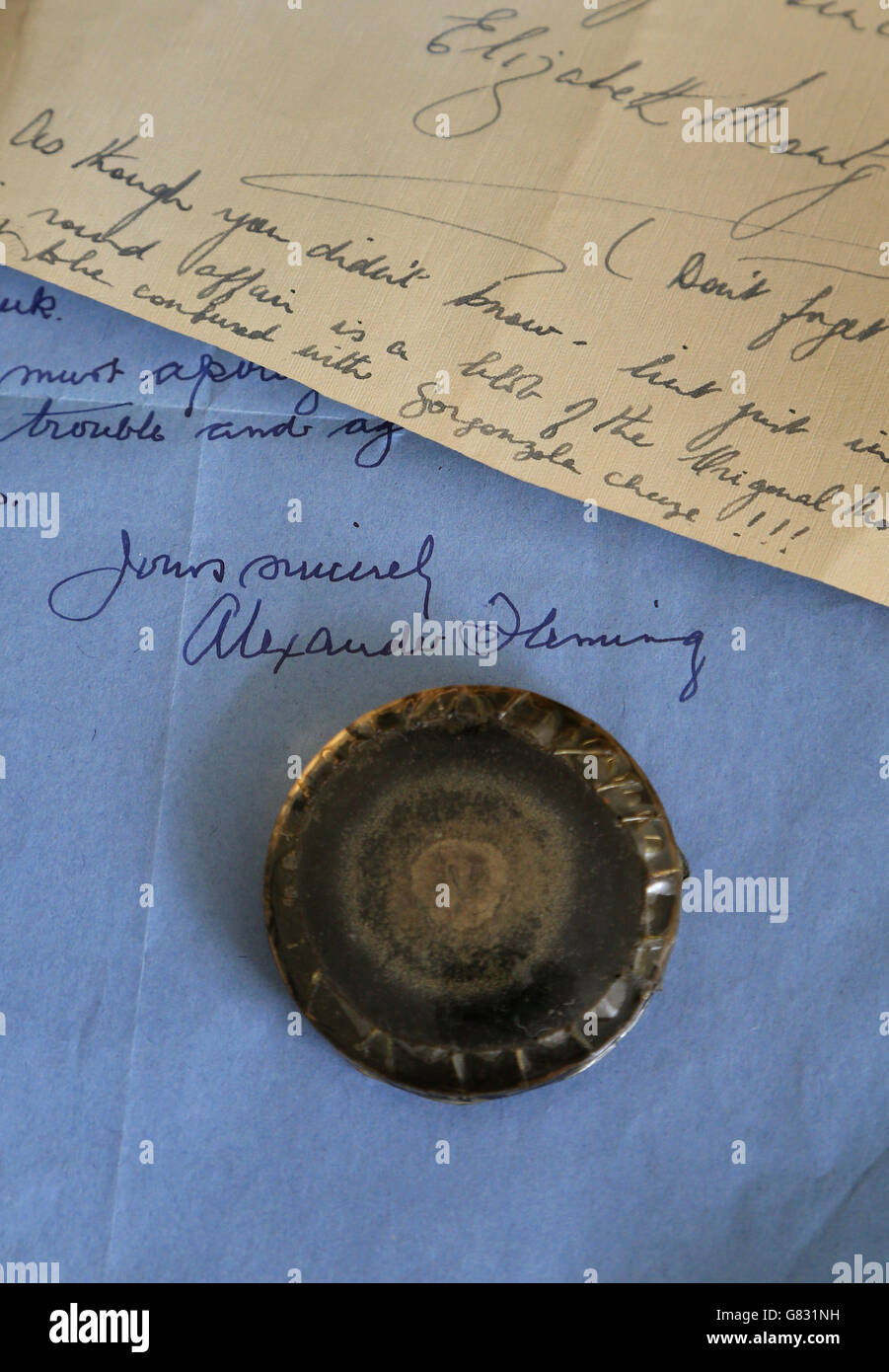 Alexander Fleming auction preview Stock Photo - Alamy