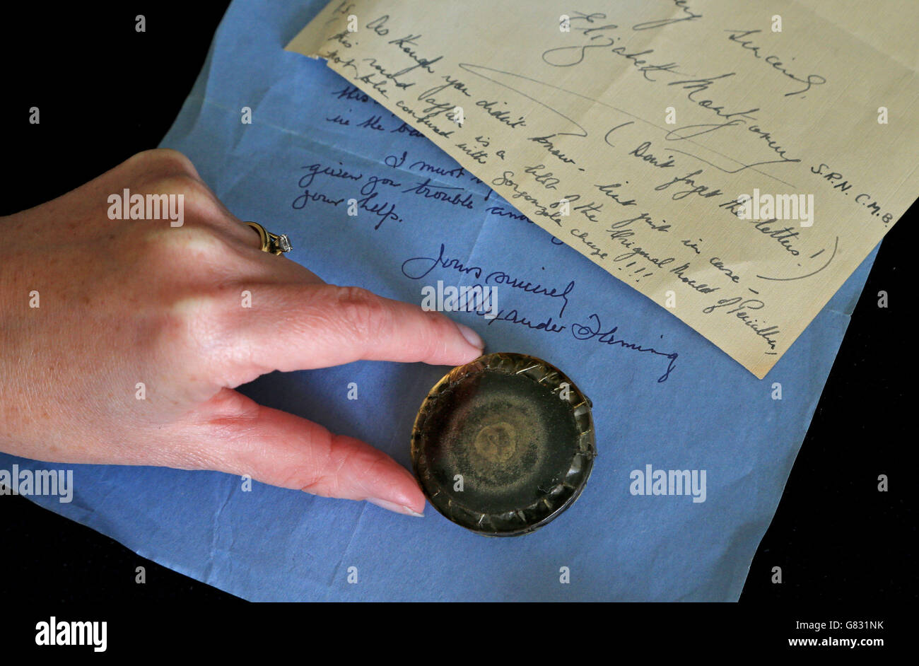 Alexander Fleming auction preview Stock Photo - Alamy