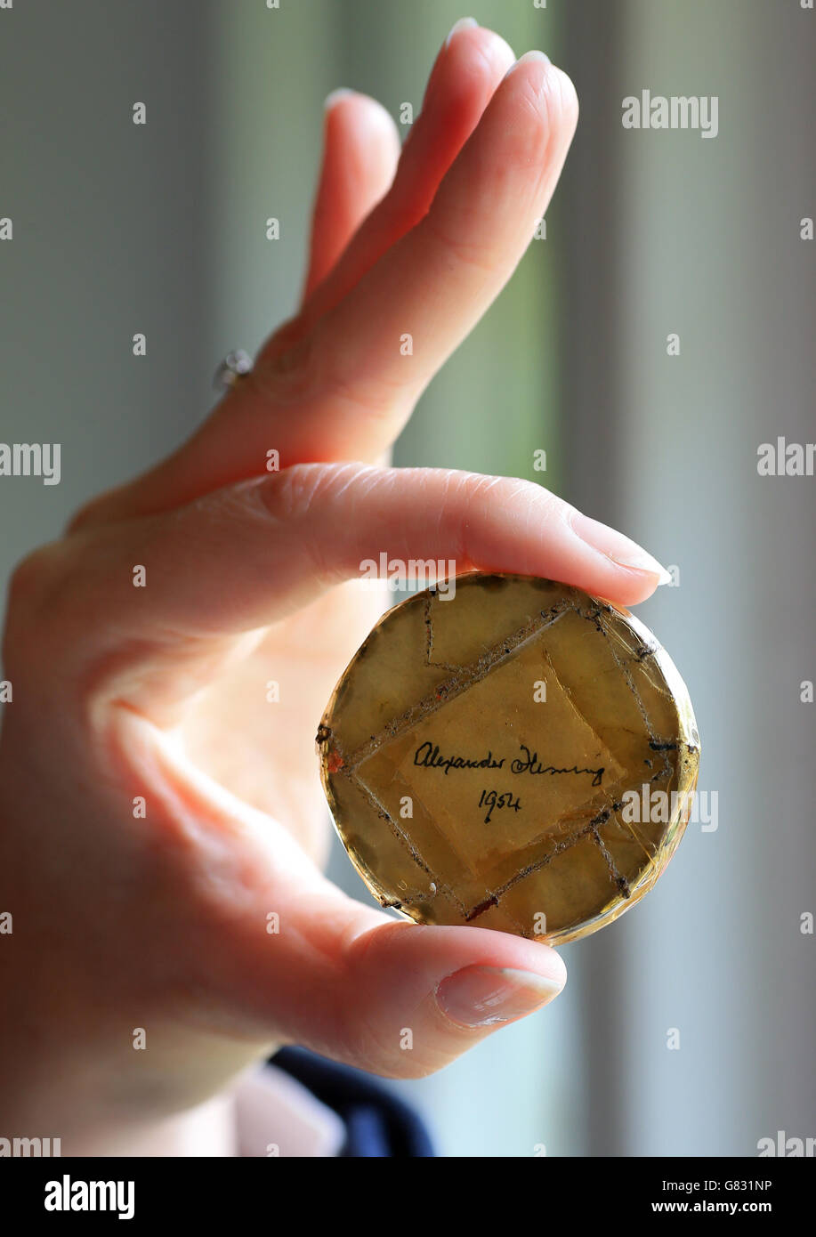 Alexander Fleming auction preview Stock Photo - Alamy