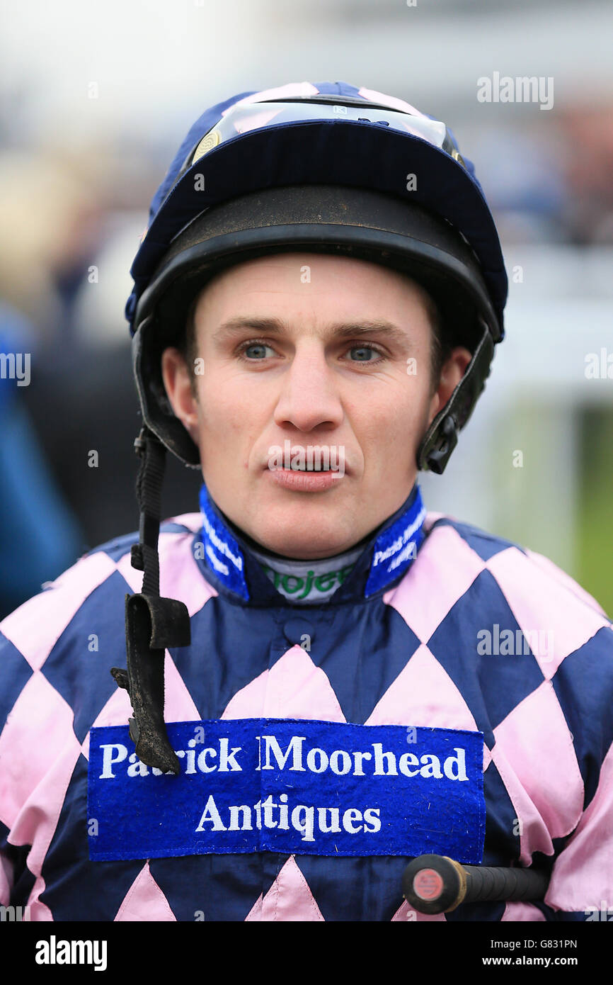 Jockey Jamie Moore prior to his ride on Leo Luna in the Play ...