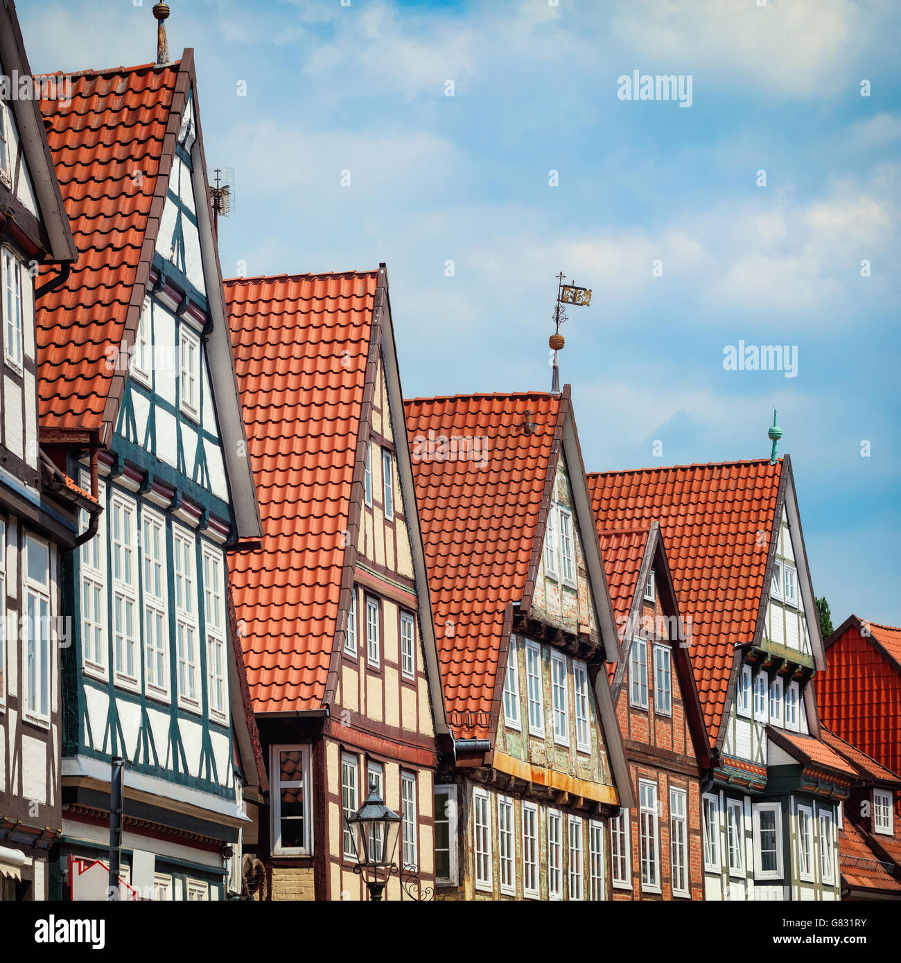 Detail timber framing house hi-res stock photography and images - Alamy