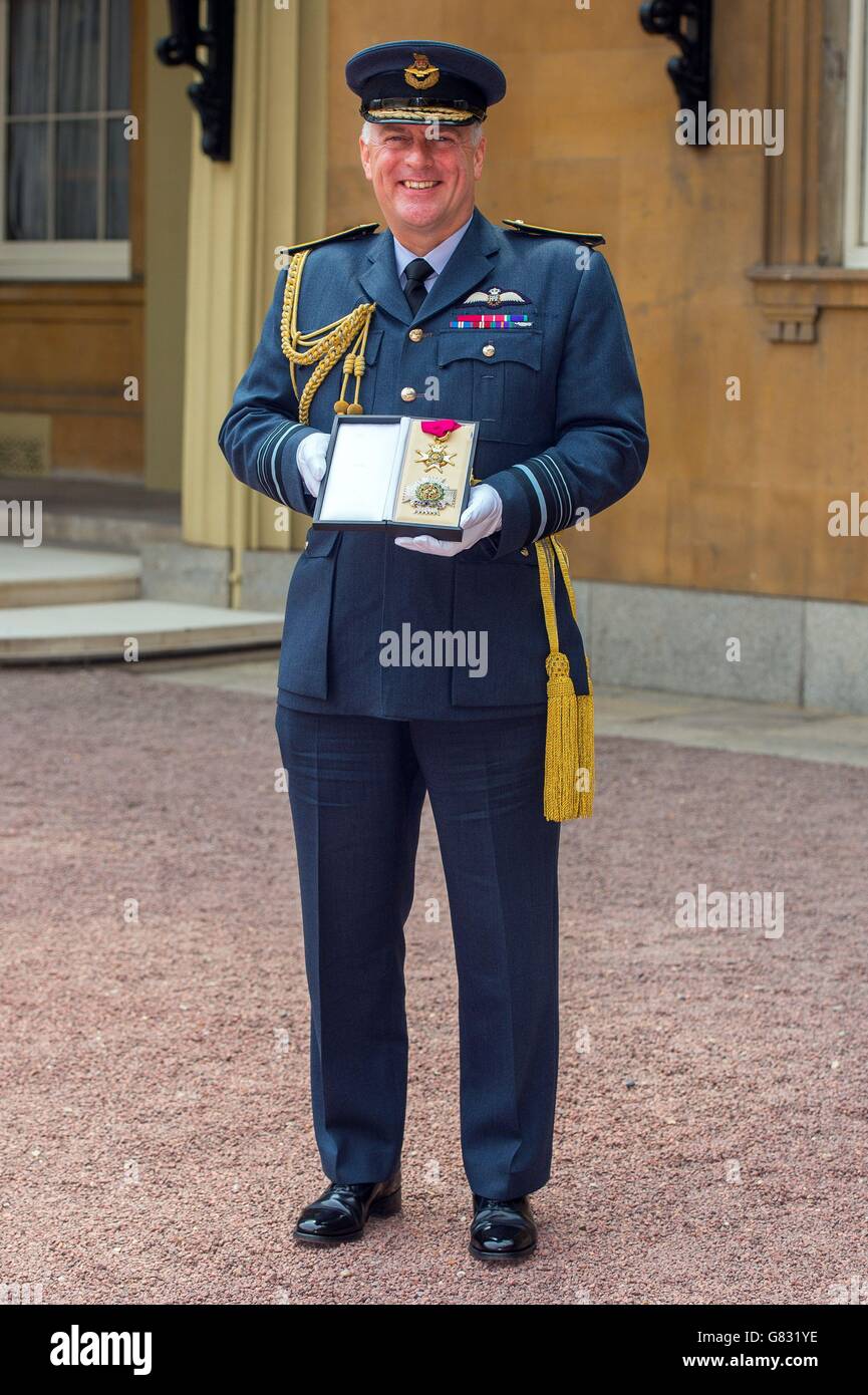 Air Marshal Sir Barry North after being made a Knight Commander by the ...