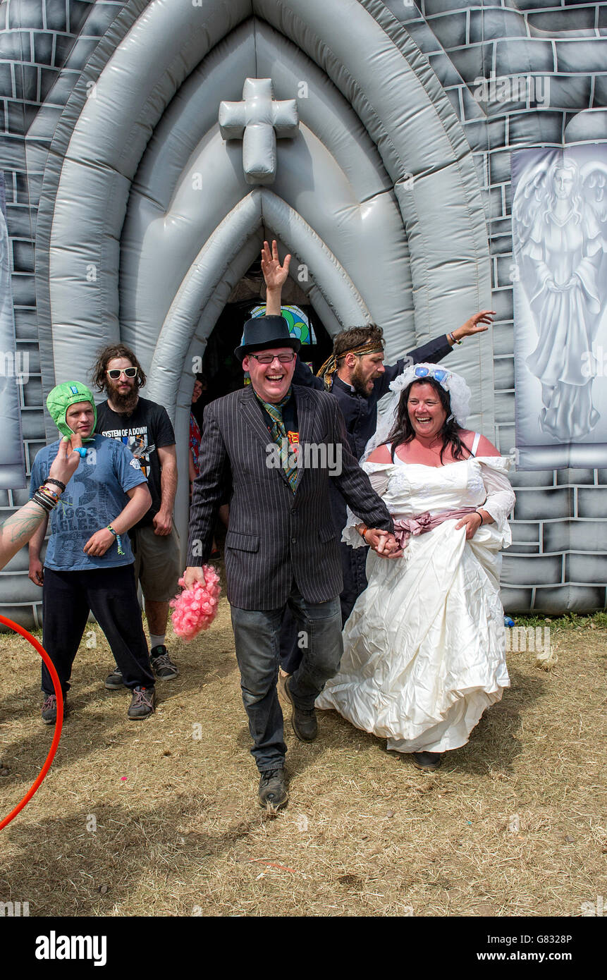 The inflatable church where people can get married during Download ...
