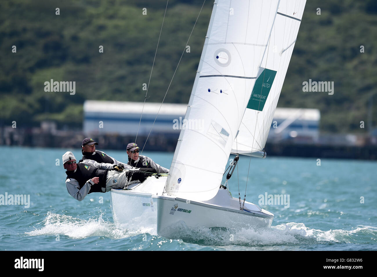 The Australia boat of Russell Boaden, Colin Harrison and Jonathan ...