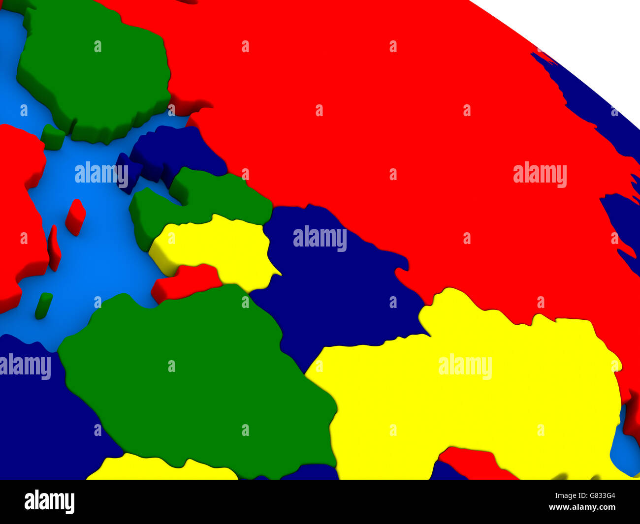 The balkans map globe hi-res stock photography and images - Alamy