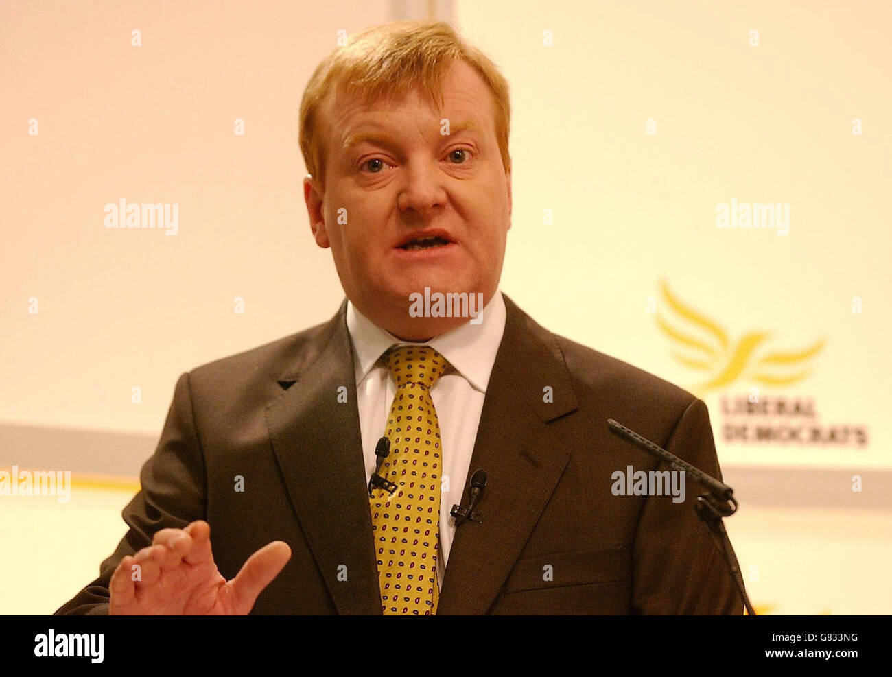 Liberal Democrat leader Charles Kennedy Stock Photo - Alamy