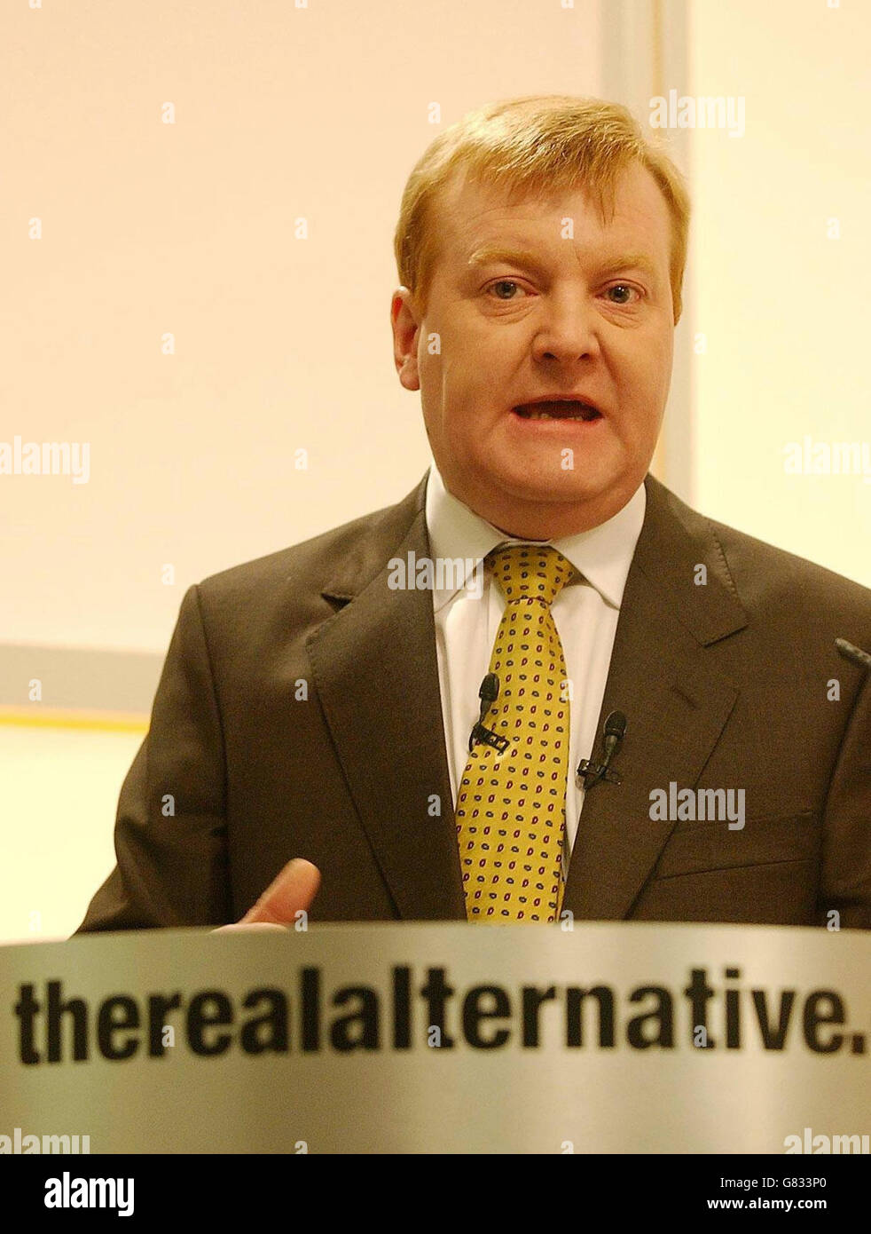 Liberal Democrat leader Charles Kennedy Stock Photo - Alamy