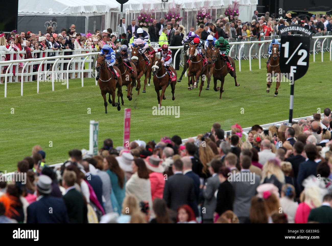 Duran Fentiman on Aldreth on his way to winning the Stobo Castle Ladies ...