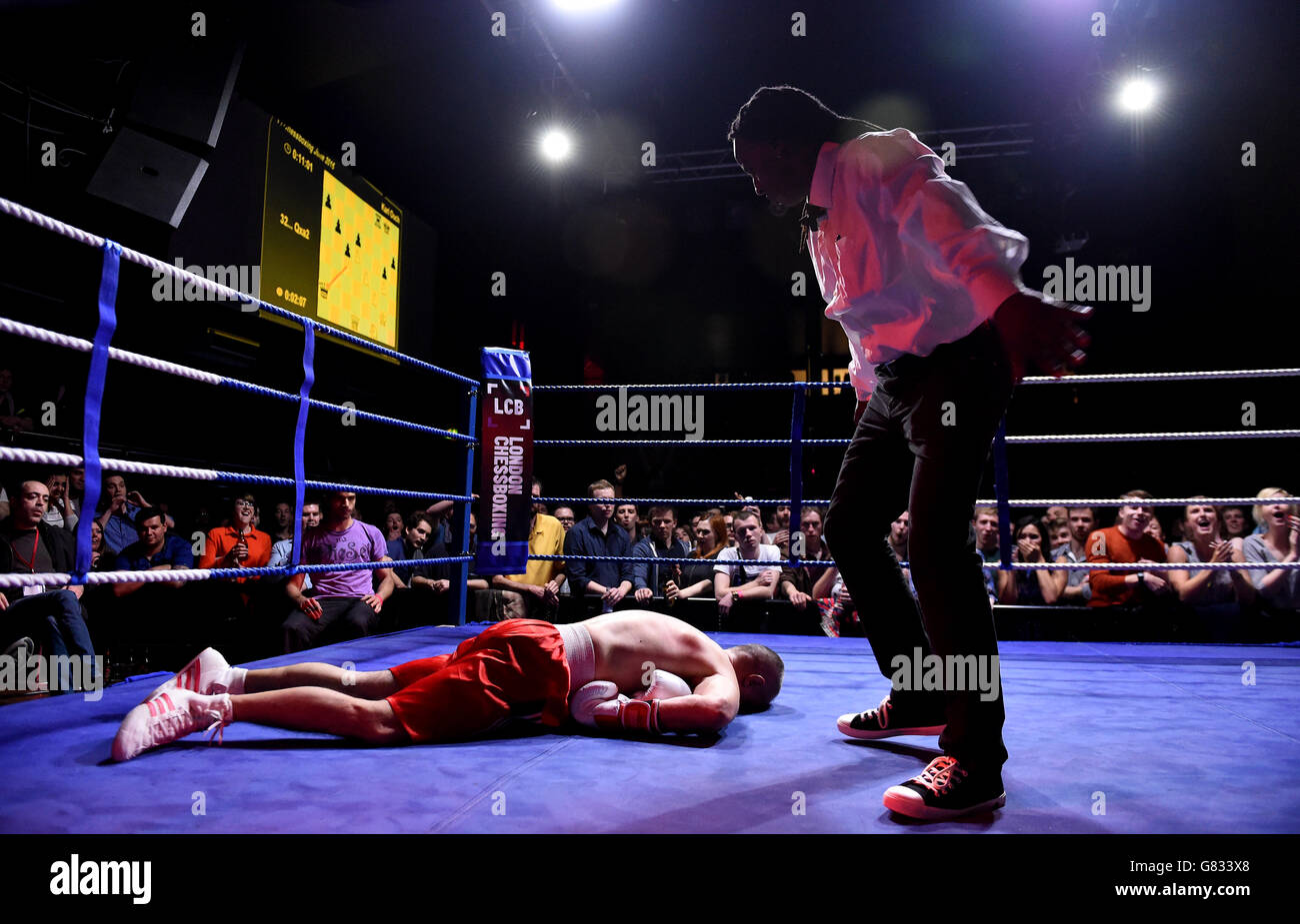 Chess Boxing Full Length Ampics High Resolution Stock Photography and ...