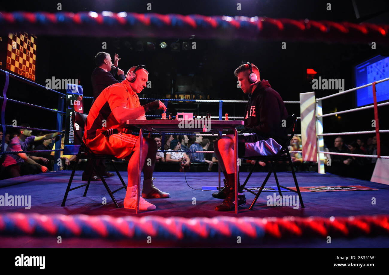 Sport - London Chessboxing Grandmaster Bash! - Scala Stock Photo - Alamy