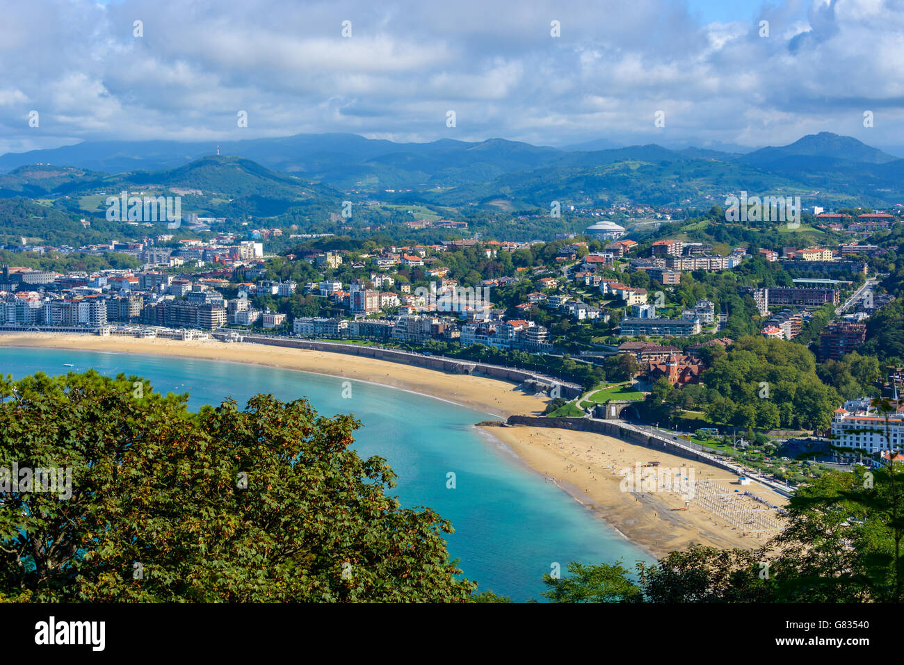 San Sebastian in the Basque Country, Spain Stock Photo - Alamy