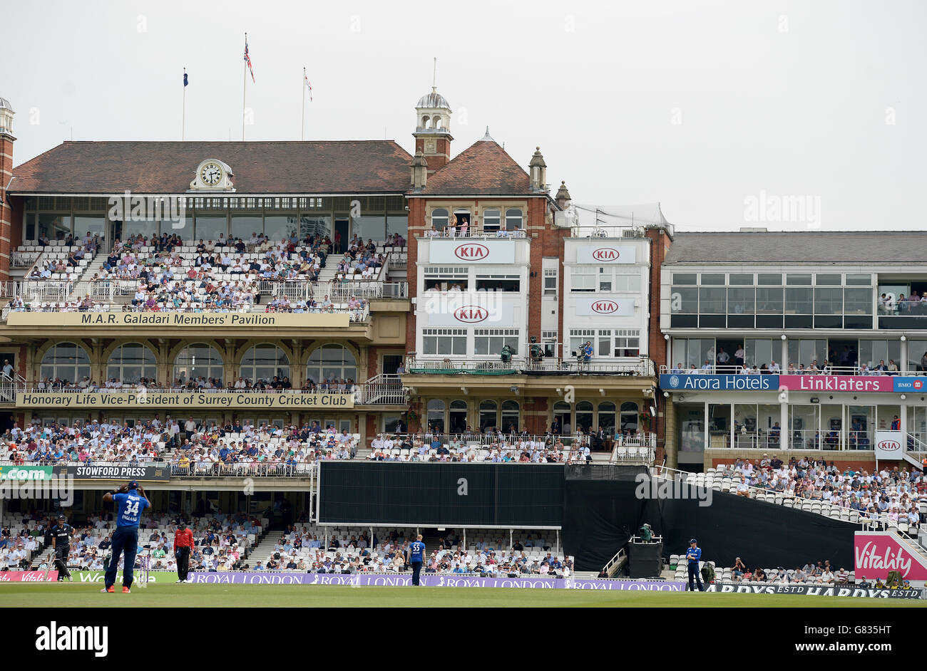 General view of the new pavilion at the kia oval hi-res stock ...