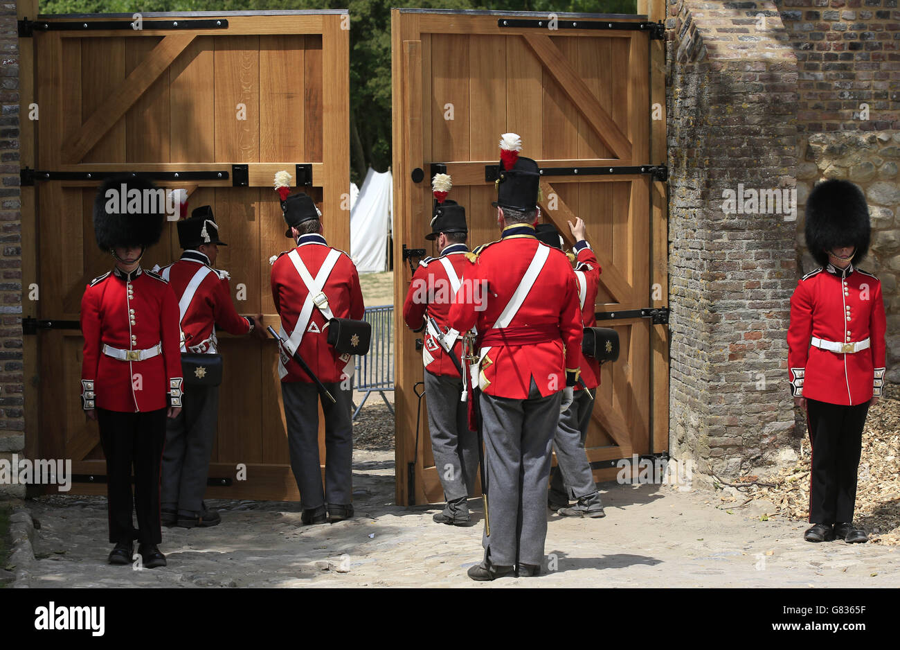 Hougoumont gates hi-res stock photography and images - Alamy