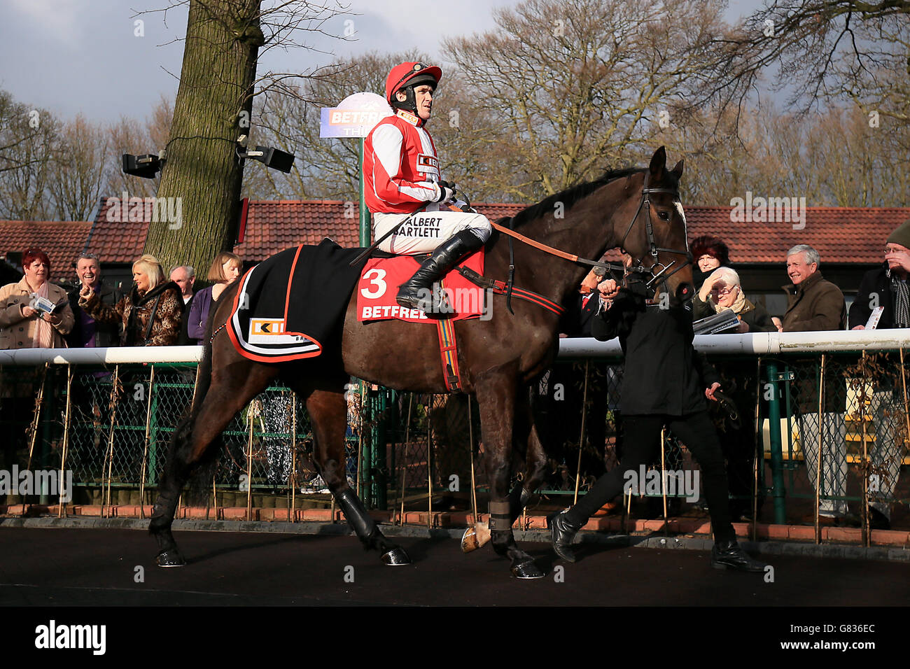 Horse Racing - Betfred Grand National Trial - Haydock Park. Jockey Tony ...