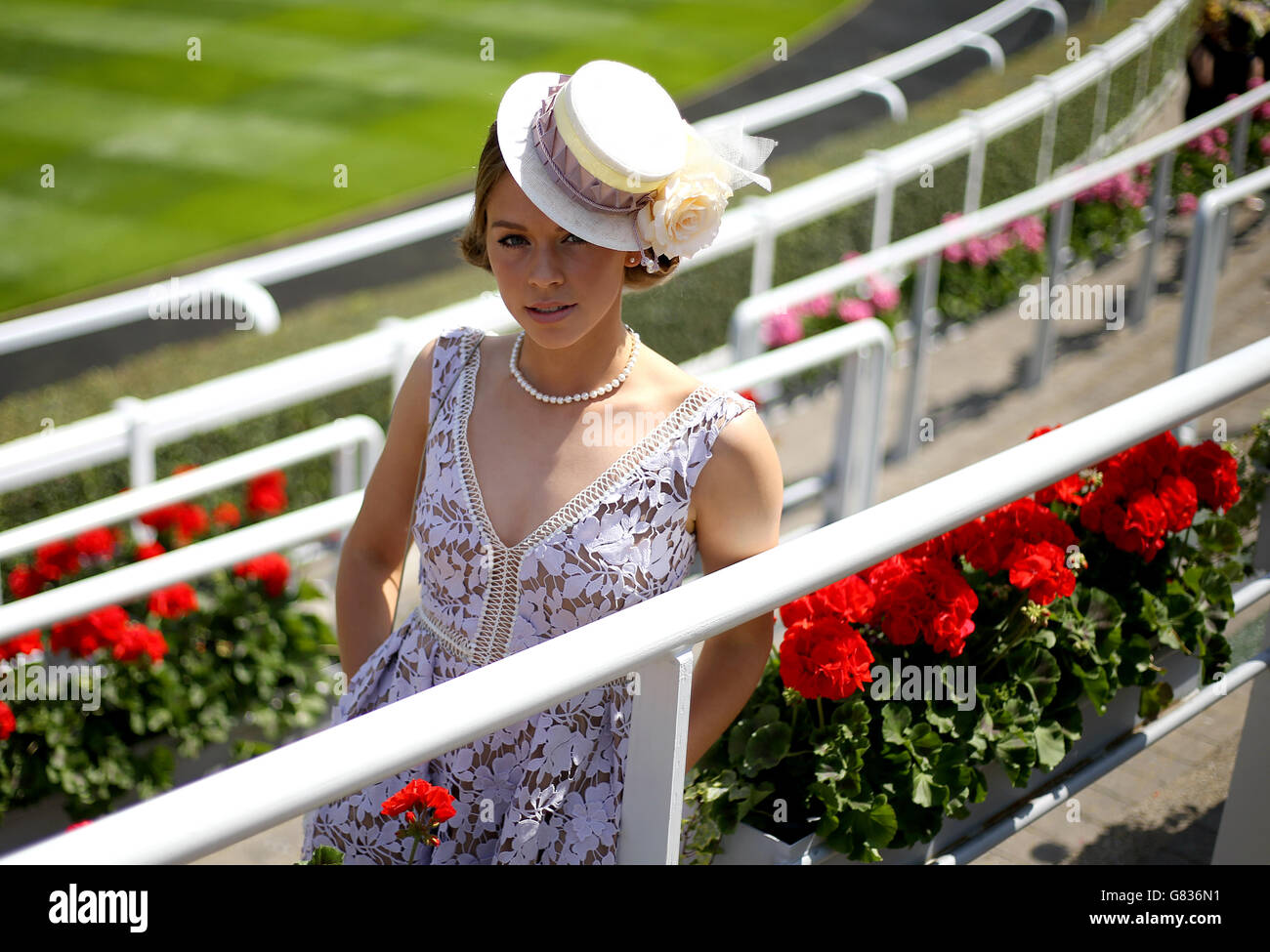 Ella McNeill during Ladies Day, on day three of the 2015 Royal Ascot ...
