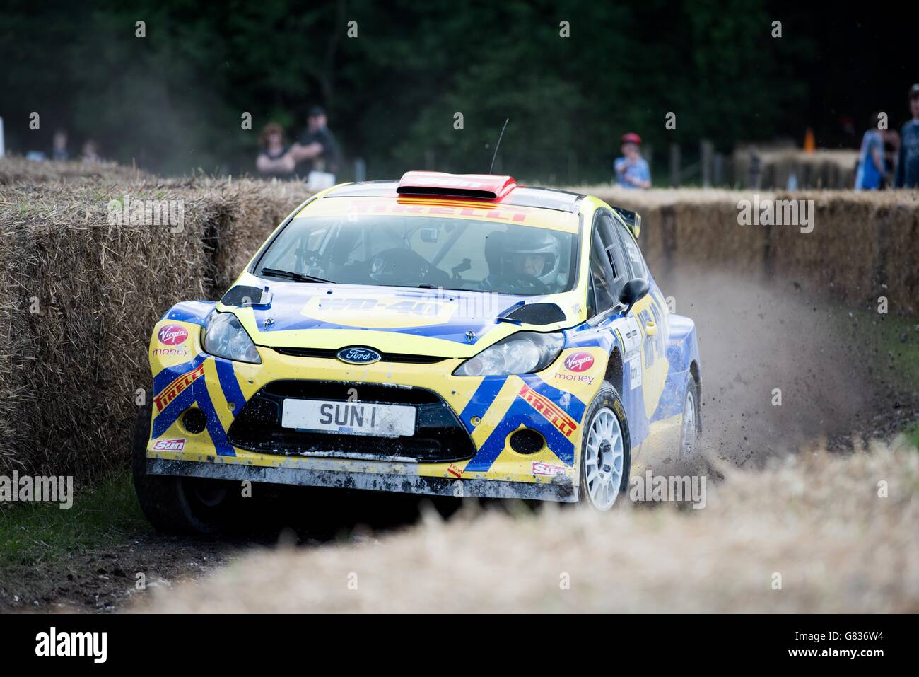 rally stage at Goodwood festival of speed 2016 Stock Photo - Alamy