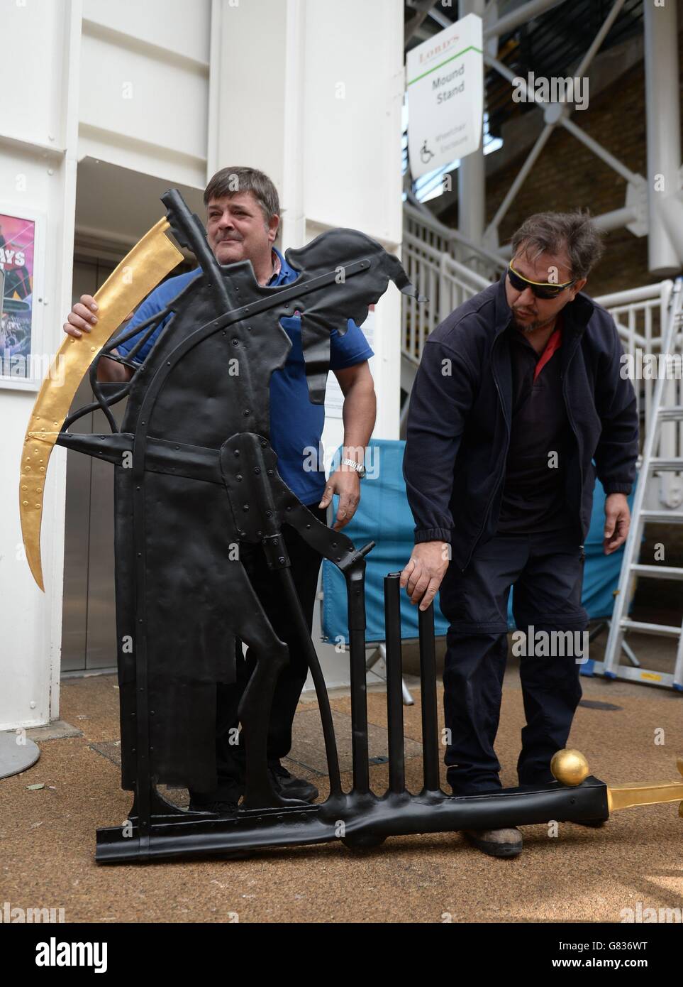 The Old Father Time weather vane is reinstated on the clock tower ...