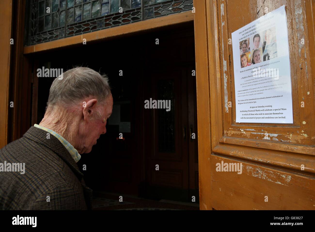 Irish balcony deaths Stock Photo - Alamy