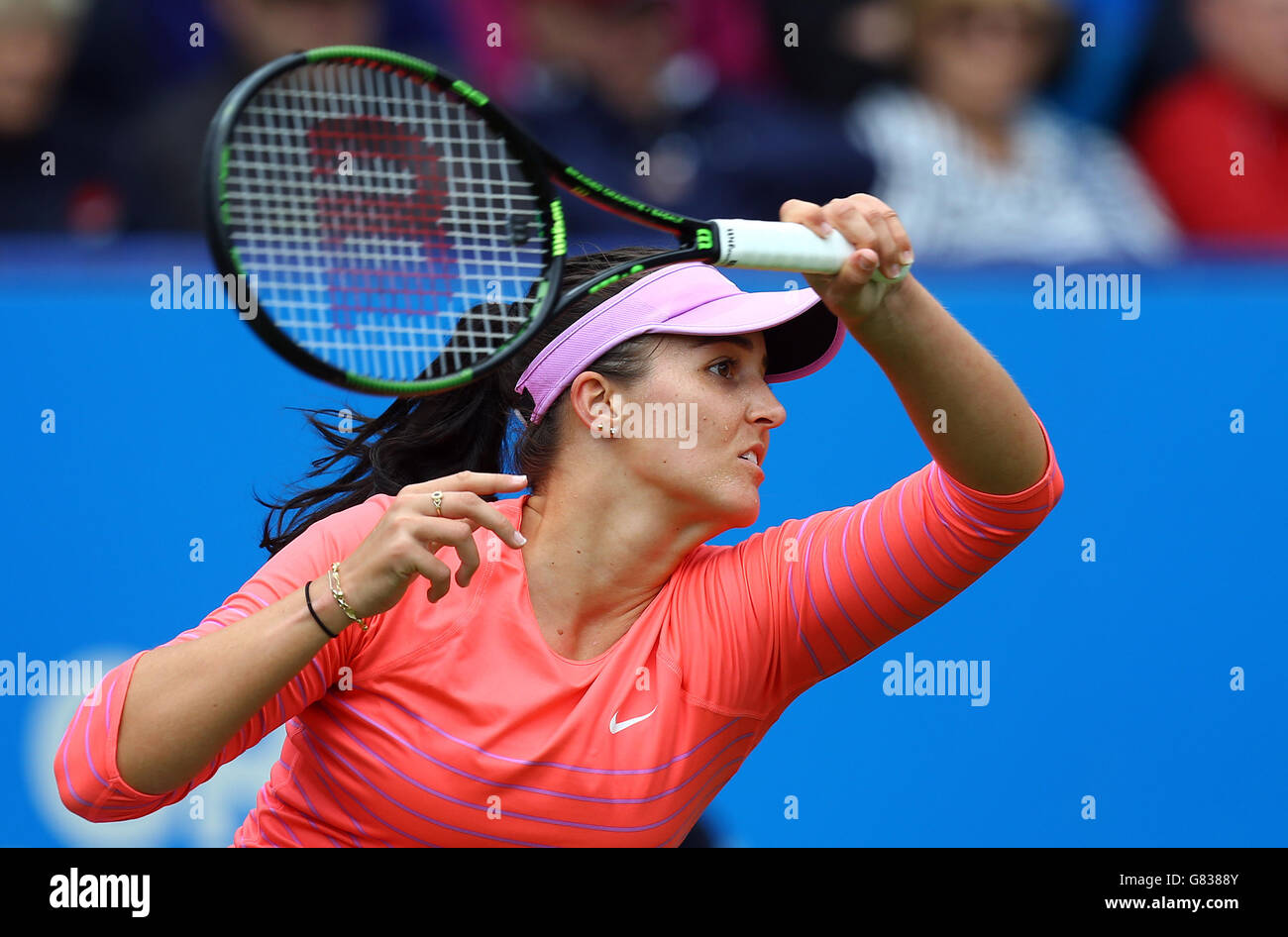 Great Britain's Laura Robson in action against Russia's Daria Gavrilova ...