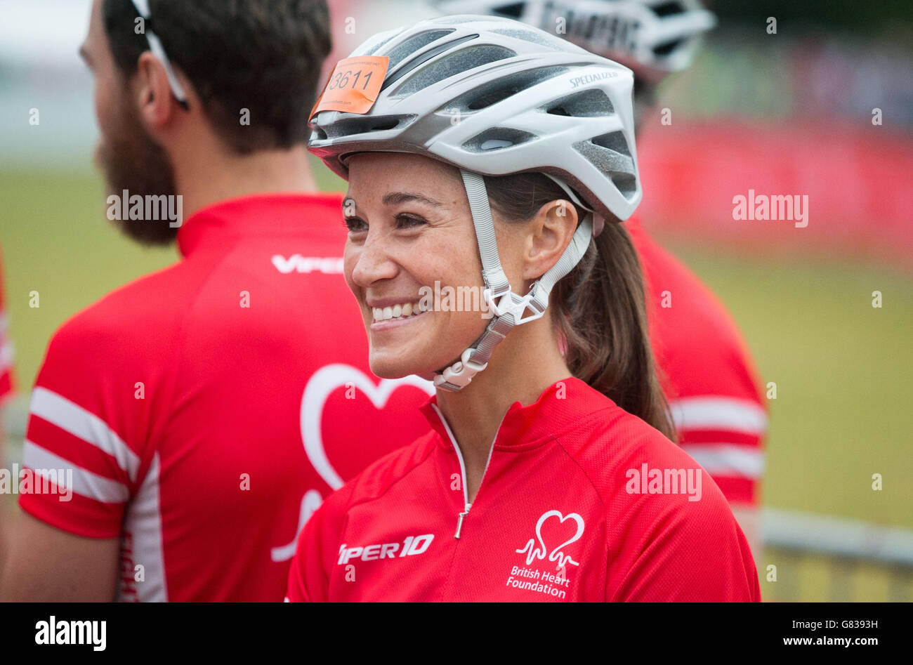 British Heart Foundation ambassador Pippa Middleton prior to setting ...